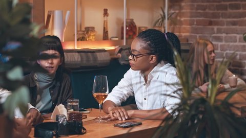 Waiter Making Recommendation Restaurant Stock Footage Video (100% ...