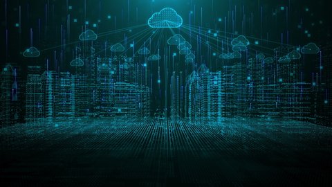 Smart City Cloud Computing Using Artificial Stock Footage Video (100% ...