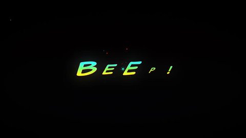 Beep 4k Animated Comic Style Action Stock Footage Video (100% Royalty ...