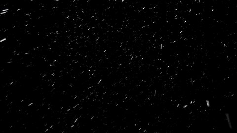 Small Snowflakes Falling Softly Sky Left Stock Footage Video (100% ...