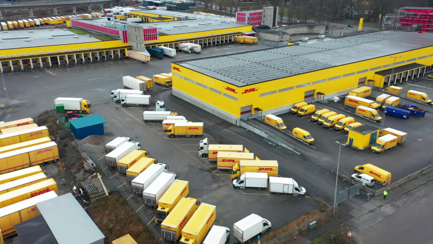 Dhl truck Stock Video Footage - 4K and HD Video Clips | Shutterstock