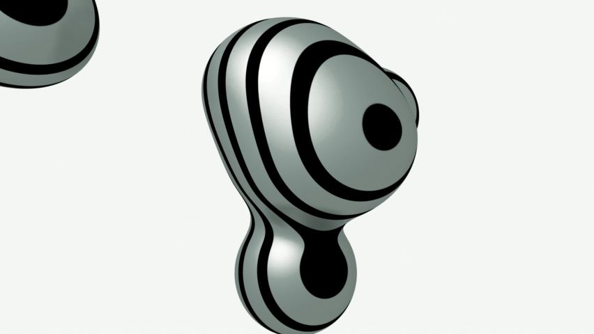 Abstract 3d Blobs Loop On Trend Modern Motion Design Morphing Fluid Drops Animation Surreal 