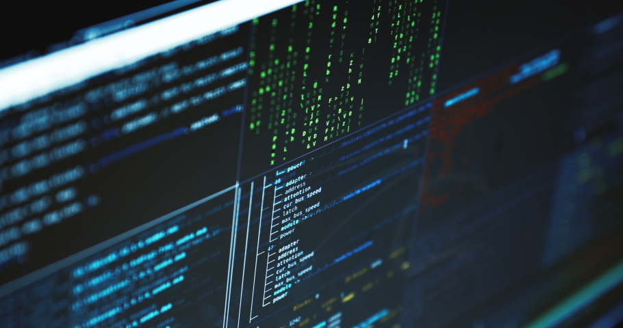 4k Cyber Security Concept Footage, Stock Footage Video (100% Royalty ...