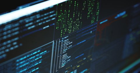 4k Cyber Security Concept Footage Security Stock Footage Video (100% ...