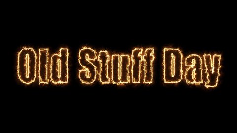 Happy Old Stuff Day Daily Holidays Stock Footage Video (100% Royalty ...