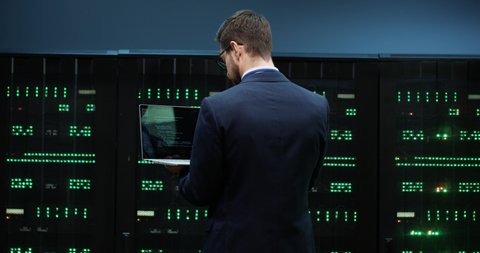 young female computer science engineer looking Stock Footage Video (100 ...