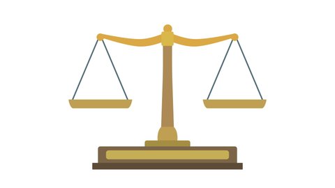 justice scale - lawyer legal balance Stock Footage Video (100% Royalty ...