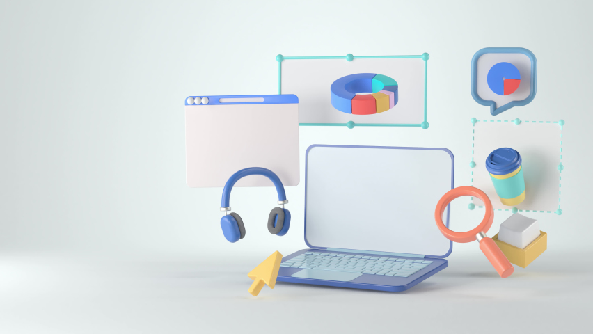 Isometric Building Network Infographic Stock Video Footage - 4K and HD ...