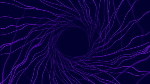 Distorted Radial Tunnel Abstract Background Distorted Stock Footage ...