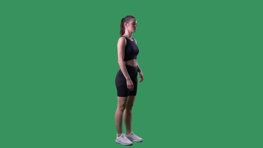 Girl Full Body Side View Stock Video Footage - 4K and HD Video Clips ...