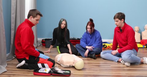 Cpr on girl Stock Video Footage - 4K and HD Video Clips | Shutterstock