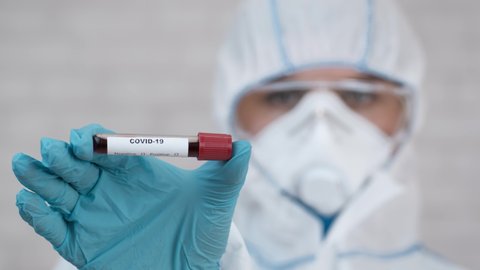 Diagnostician Holding Hand Positive Hiv Test Stock Photo 1224734251 ...