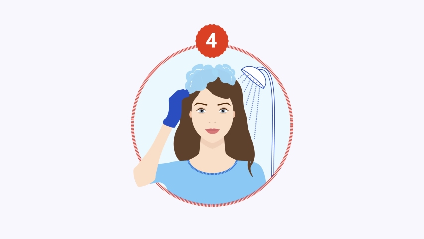 Hair wash infographic Stock Video Footage - 4K and HD Video Clips ...