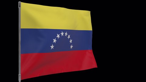 Venezuela Waving Flag Seamless Loop Animation Stock Footage Video (100% ...