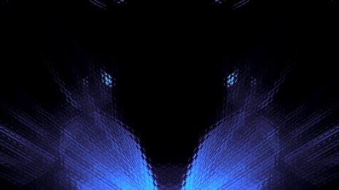 Indigo Ghost Mirror Hall Stock Footage Video (100% Royalty-free ...