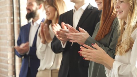 Business People Clapping Their Hands Panoramic Stock Photo (Edit Now ...