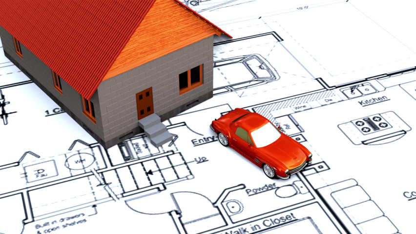 3d animation showing home construction process Stock Footage Video (100 ...