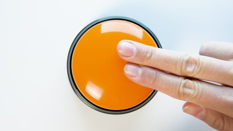 Realistic Orange Blank Badge Vector Realistic Stock Vector (Royalty ...