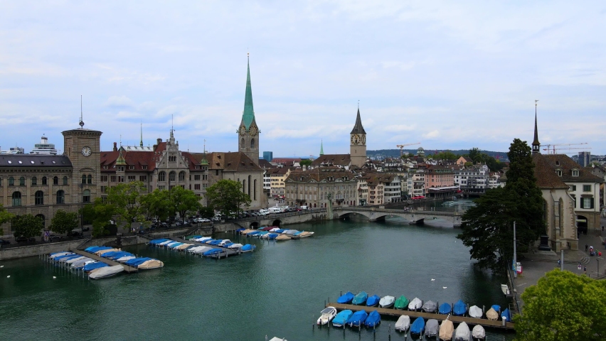 Overlook of Zurich in Switzerland image - Free stock photo - Public ...