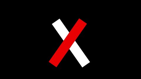 Letter X English Alphabet Hot Email Stock Footage Video (100% Royalty ...