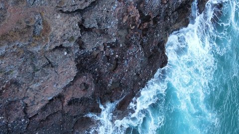 Ocean Wave Motion Cinemagraph Blue Water Stock Footage Video (100% ...