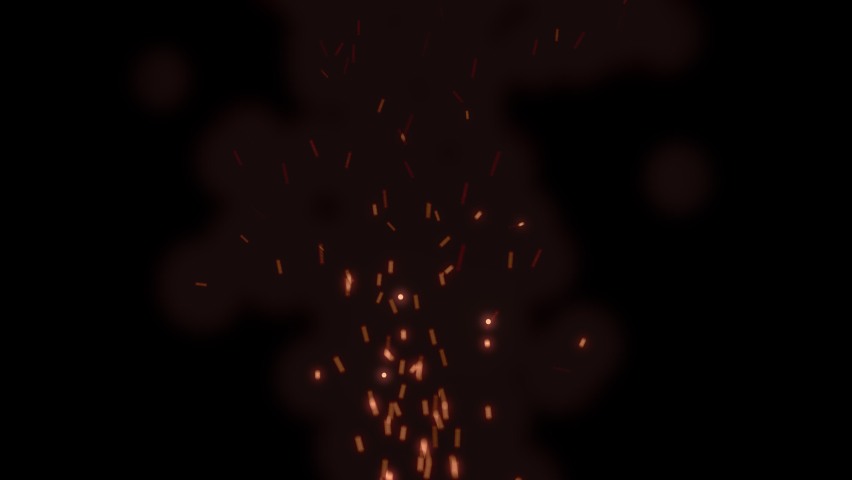 burning ember particles fire fireworks abstract Stock Footage Video ...