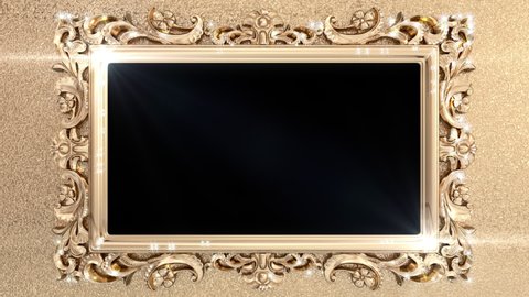 Antique Golden Frame Isolated On White Stock Photo 130343726 | Shutterstock