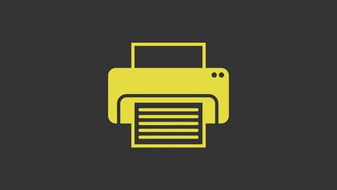 Printer Icon Print Symbol Print Paper Stock Vector (Royalty Free ...