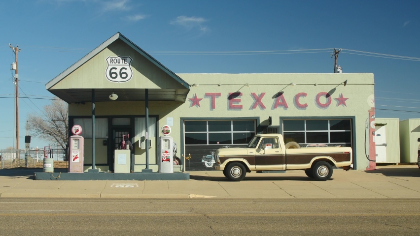 Usa Route 66 Gas Station Stock Video Footage - 4K and HD Video Clips ...