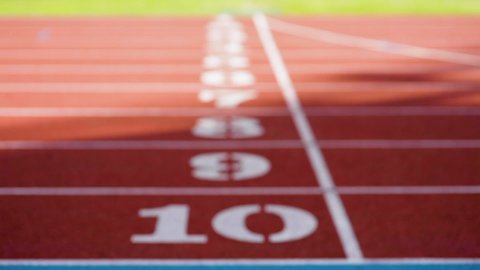 100 Meter Finish Line Stock Photo 1158453832 | Shutterstock