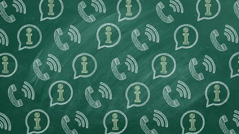 Phone icon pattern Stock Video Footage - 4K and HD Video Clips ...