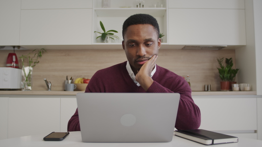 Young Black Man Cant Find Stock Footage Video (100% Royalty-free ...