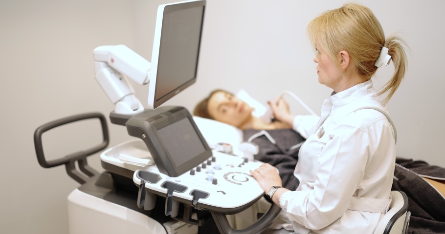 Thyroid ultrasound Stock Video Footage - 4K and HD Video Clips ...