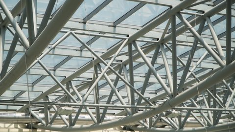 Architecture Detail Modern Metal Structure Pattern Stock Photo (Edit ...