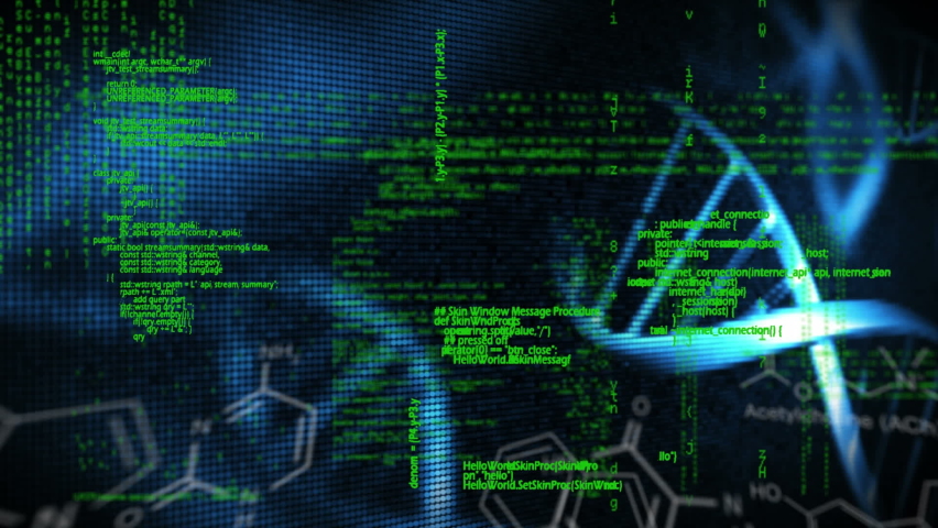 Animation of 3d Dna Strand Stock Footage Video (100% Royalty-free ...