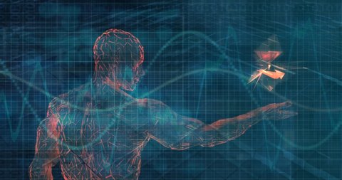 Human Communication Background Modern Brochure Web Stock Illustration ...