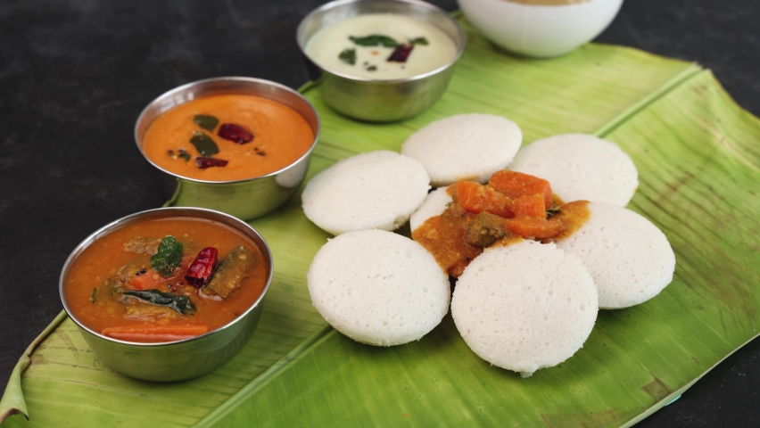 Idli Sambar Stock Video Footage - 4K and HD Video Clips | Shutterstock