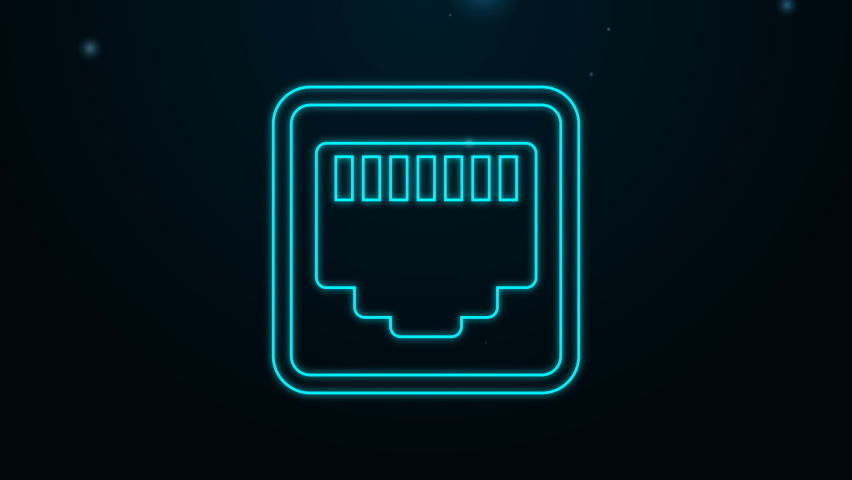 Port Outline Icon Stock Video Footage - 4K and HD Video Clips ...