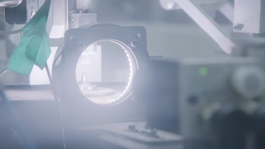 Automated Assembly Line for Metal Stock Footage Video (100% Royalty ...