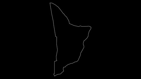 Yigo Guam Village Map Outline Animation Stock Footage Video (100% ...