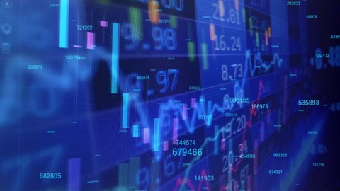 fake stock market tickers graphs charts Stock Footage Video (100% ...