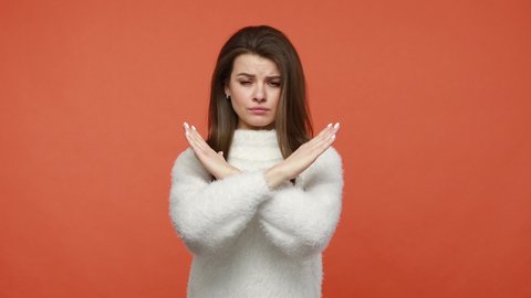 There No Way Serious Bossy Woman Stock Footage Video (100% Royalty-free ...