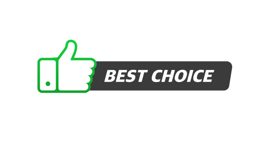 best choice like banner on white Stock Footage Video (100% Royalty-free ...