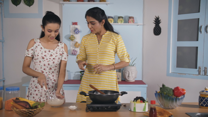 16 Indian mom cooking Stock Video Footage - 4K and HD Video Clips ...