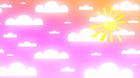 Sunset On Beach Vector Illustration Red Stock Vector (Royalty Free ...