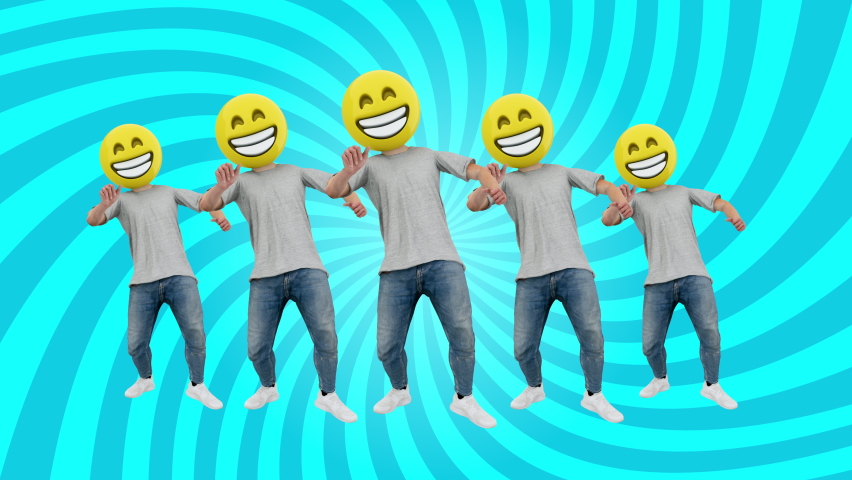 funny male lucky team dancing comical Stock Footage Video (100% Royalty ...