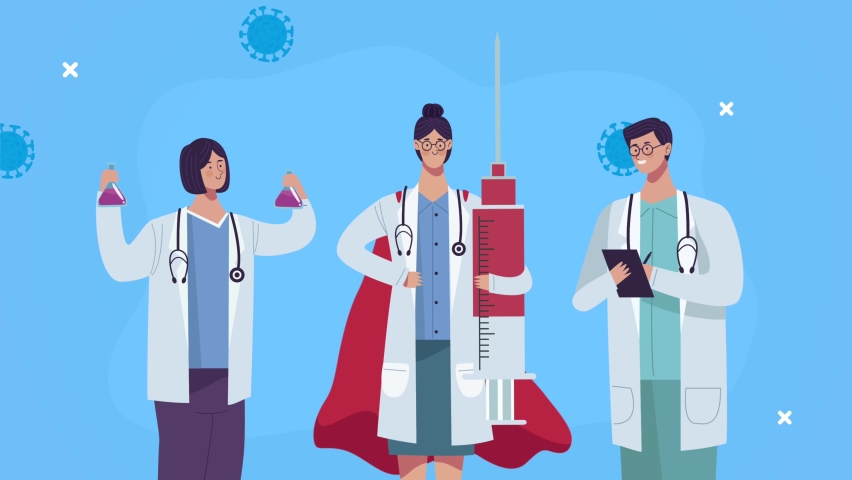 doctor medical cartoons hd animation Stock Footage Video (100% Royalty ...