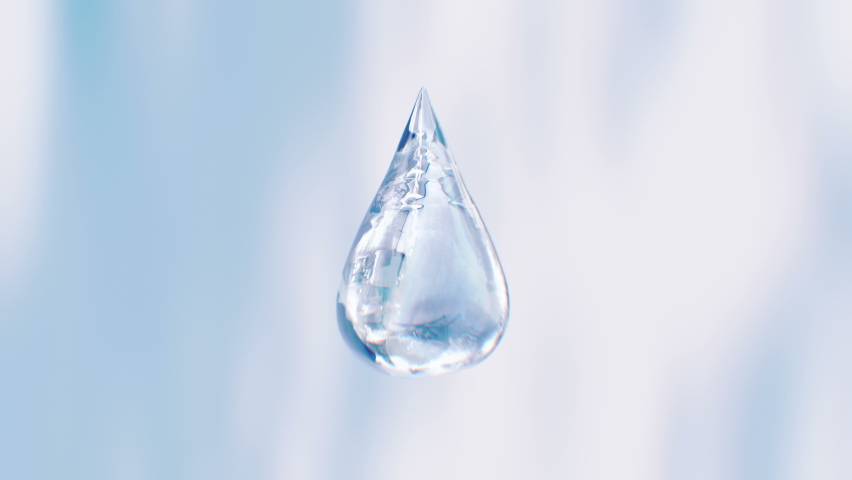 High Speed Water Droplet Falling Down Stock Footage Video (100% Royalty ...