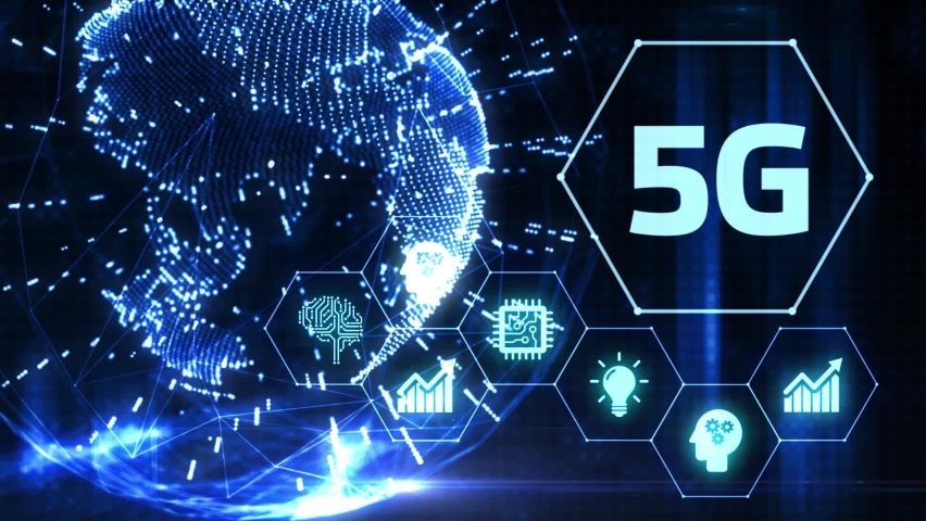 5th Generation Mobile Communication System Stock Video Footage - 4K and ...