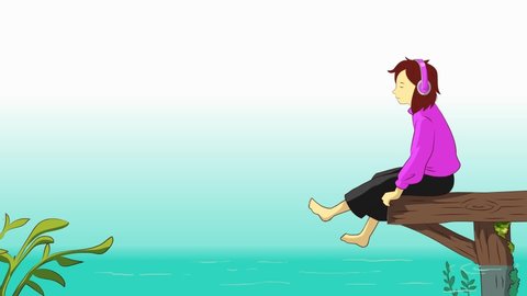 Lonely girl cartoon Stock Video Footage - 4K and HD Video Clips ...